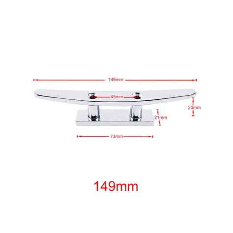Stainless Steel 316 Low Flat Cleat Boat Cleats Dec Vicedeal