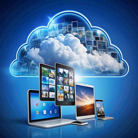 Cloud Computing Technology Premium Ai Generated Image
