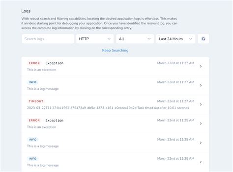 vapor application logs reloaded laravel