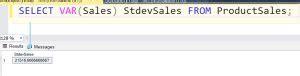 How To Use VAR Function In SQL Server SQL Server Guides
