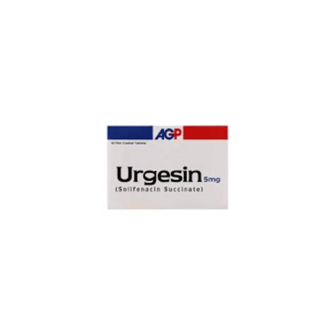 Urgesin 5mg Tablet 10s Overactive Bladder And Urinary Incontinence