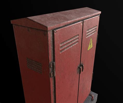 Artstation Elextrical Box1 Game Assets