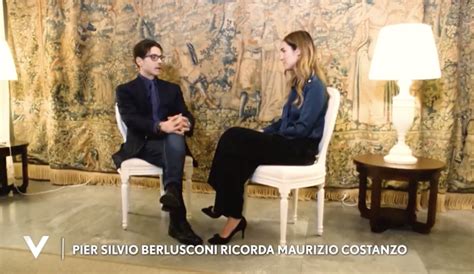 Pier Silvio Berlusconi Ricorda Costanzo L Intervista Da Silvia Toffanin