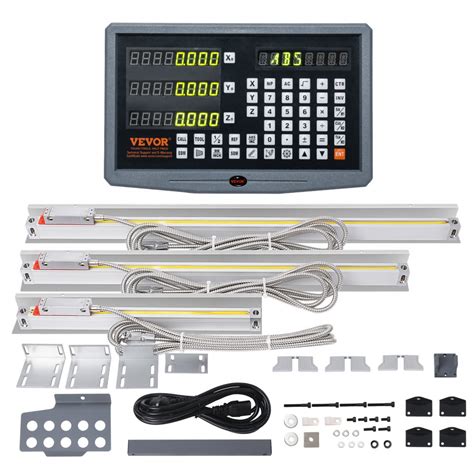 Vevor Digital Readout 10 And 20 And 24 Linear Scale 3 Axis Dro