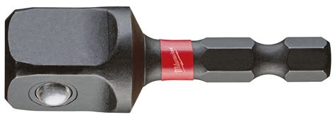Adapter 1/4" HEX na 1/2" kwadrat Milwaukee Shockwave przejściówka ...