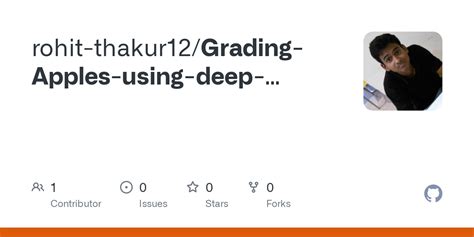 Github Rohit Thakur12grading Apples Using Deep Learning