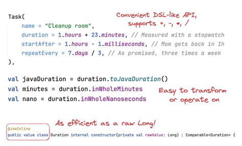 The Idiomatic Way To Represent A Duration In Kotlin Is Using Kotlin Marcin Moskala