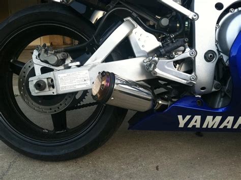 Yamaha R6 Exhaust Pipe 99 02 Yzf 1999 2000 2001 2002 Xb08 Slip On
