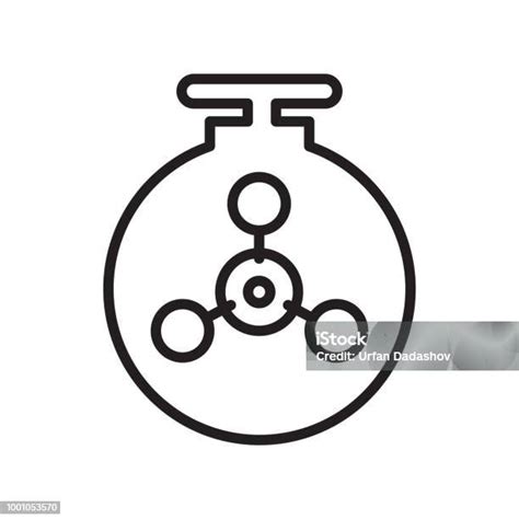 화학 무기 아이콘 벡터 기호와 기호 흰색 배경 화학 무기 로고 개념 개요 기호 선형 기호에 고립 가연성에 대한 스톡 벡터 아트 및 기타 이미지 Istock