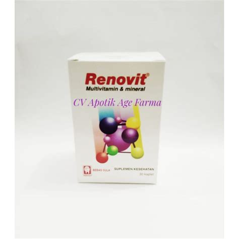 Jual Renovit Caps Isi 30 Konimex Shopee Indonesia