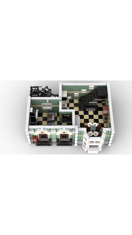 Lego Moc Green Grocer Expanded By Cyberlogic Rebrickable Build With