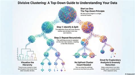 Unsupervised Machine Learning Hierarchical Clustering Divisive Method