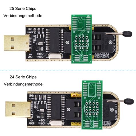 Clip De Prueba Con 2 Placas Módulo Programador Ch341a Placa Base U