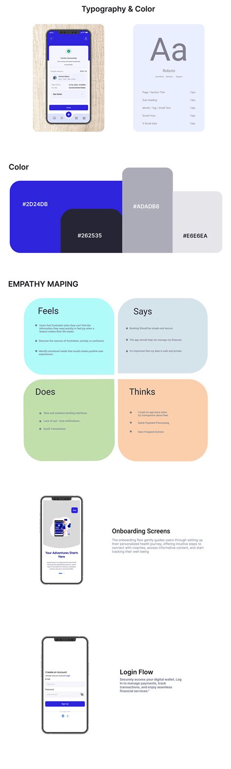 PayBill Digital Payment App UI Case Study Behance