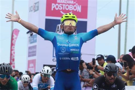 Vuelta A Colombia Luis Carlos Chía Ganó La Primera Etapa En Cartagena