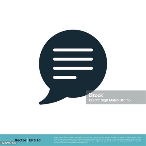 음성 거품 토크 아이콘 벡터 로고 템플릿 일러스트 디자인 벡터 Eps 10 Brand Name Online Messaging