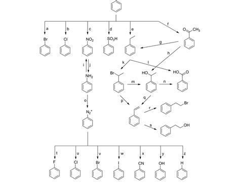 Benze Subst Rxns Diagram Quizlet