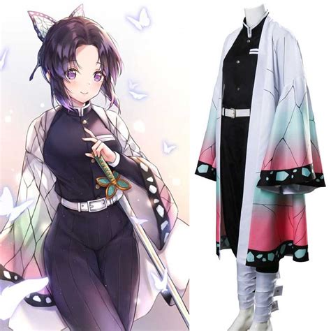 Demon Slayer Kimetsu No Yaiba Kochou Shinobu Cosplay Costume Takerlama