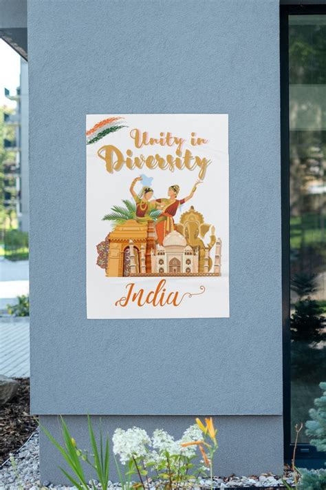 Indian Culture Unity In Diversity Poster