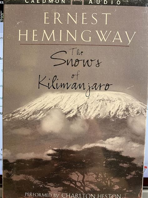 Snows Of Kilimanjaro Hemingway Ernest Heston Charlton Amazon Fr