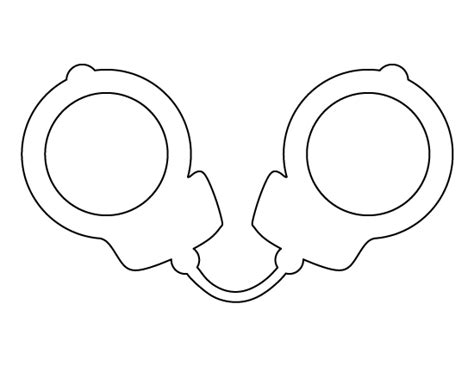 Printable Handcuff Template
