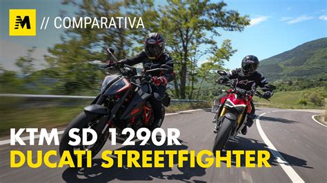 Ducati Streetfighter V4S Vs KTM SuperDuke 1290R Scontro Fra Nude