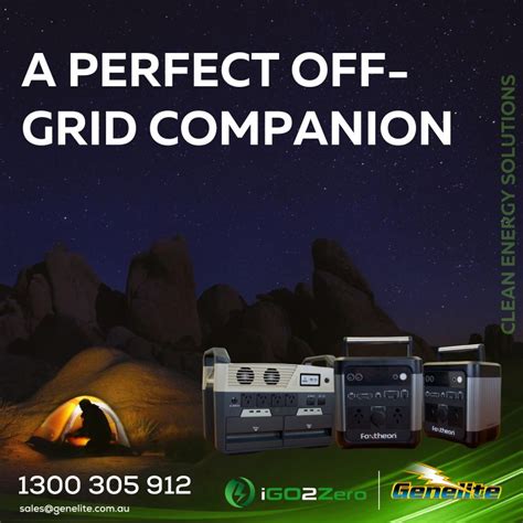 Genelite Pty Ltd ⚡ On Linkedin Our Portable Power Stations Are