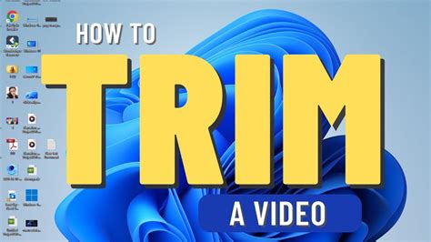 How To Trim Any Video In Windows Without Using Third Party Software YouTube