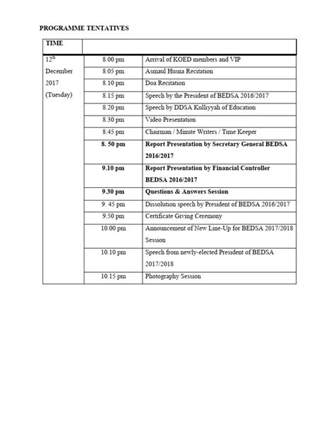 Emcee Script For University Level Annual Grand Meeting Agm Pdf