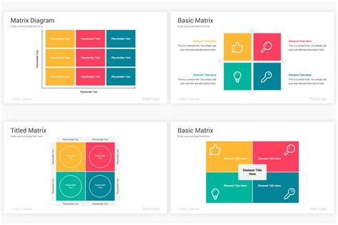 Matrix Powerpoint Diagrams Template Powerpoint Template