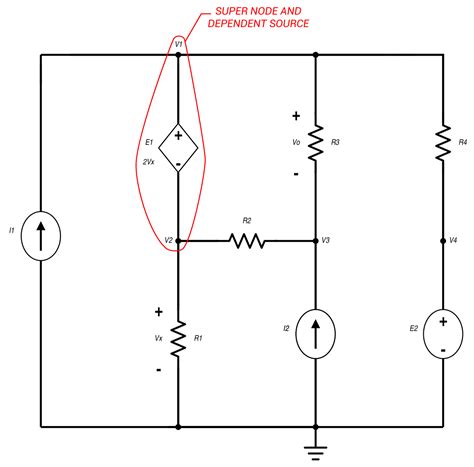 Nodal Analysis And Dependent Sources Lekule Blog