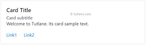 Bootstrap Cards Tutlane