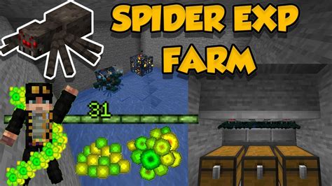 Minecraft Cave Spider Spawner Xp Farm Super Easy Design Youtube