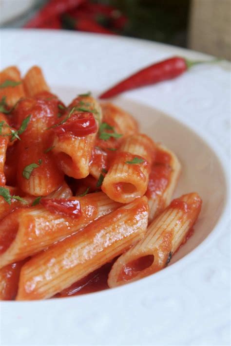 Homemade Penne Arrabbiata Authentic Italian Spicy Pasta Recipe Christinas Cucina