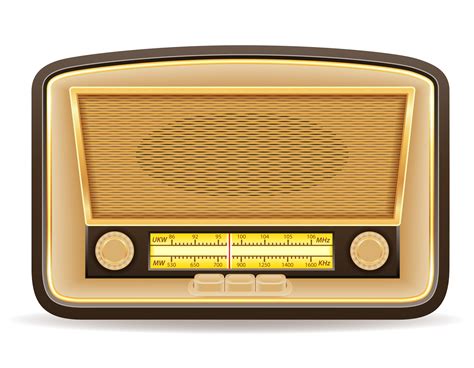 Radio Old Retro Vintage Icon Stock Vector Illustration 493460 Vector Art At Vecteezy