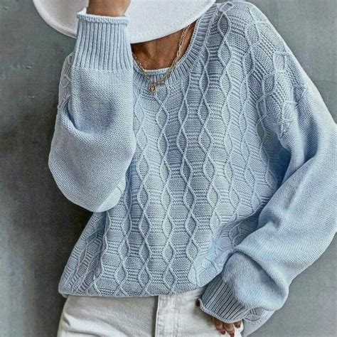 Джемпер из хлопка спицами для женщин 66 фото