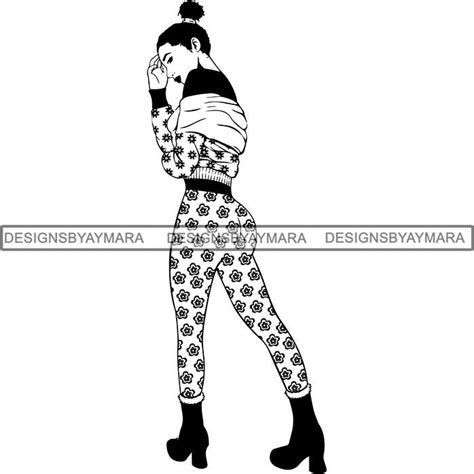 Afro Woman Svg Goddess Dope Diva Melanin Svg Cut Files For Silhouette