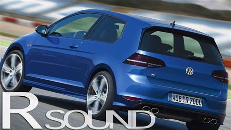 New VW Golf R MK SOUND Launch Control Acceleration AWESOME YouTube