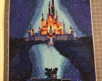 Mickey Minnie Mouse Diamond Painting Completed Etsy