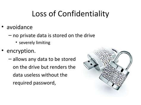 USB Flash Drive Security PPT Data Storage And Warehousing Computing