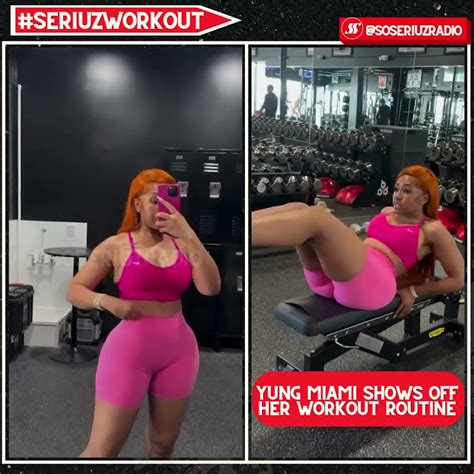 Yung Mia Shows Off Her Workout Routine Youtube