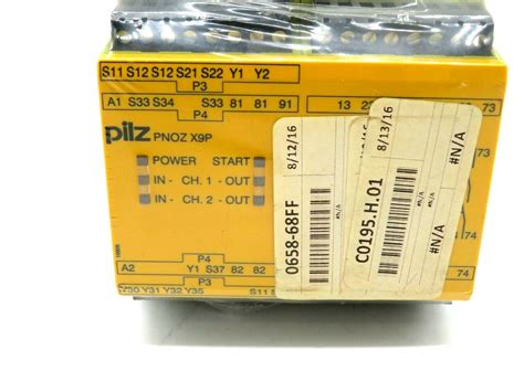 New Pilz Pnoz X P Vdc N O N C So Safety Relay Pnozx P Vdc No Nc So Sb Industrial Supply