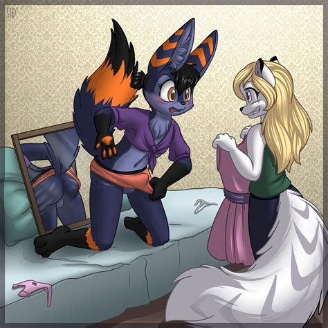 Rule 34 2018 Anthro Arctic Fox Ass Balls Bed Black Fur Blue Fur Blush