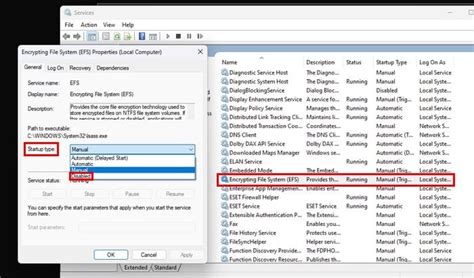 Windows Disable Windows File Encryption EFS