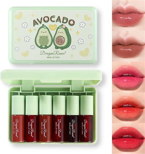6 Color Korean Lip Tint Set Watery Velvet Matte