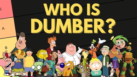 Dumbest Characters In Cartoons