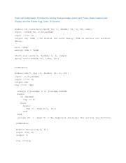 EECS 270 POSTLAB 7 Pdf Post Lab Submission Provide The Verilog That