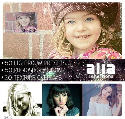 Alia Bundles Lightroom Preset Photoshop Actions Overlay Textures