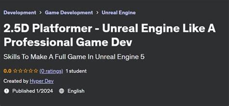 2 5d platformer unreal engine like a professional game dev