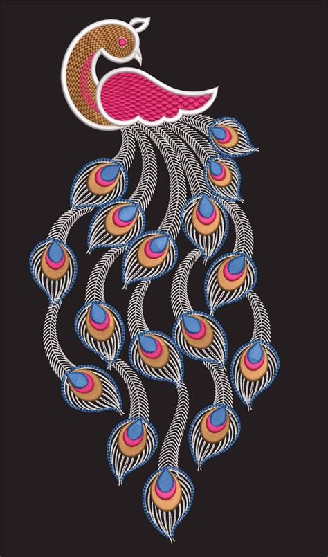 Peacock Digitized Embroidery Designs